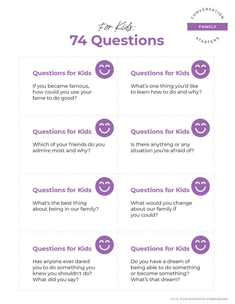 1000 Great Conversation Starters For Families Imom
