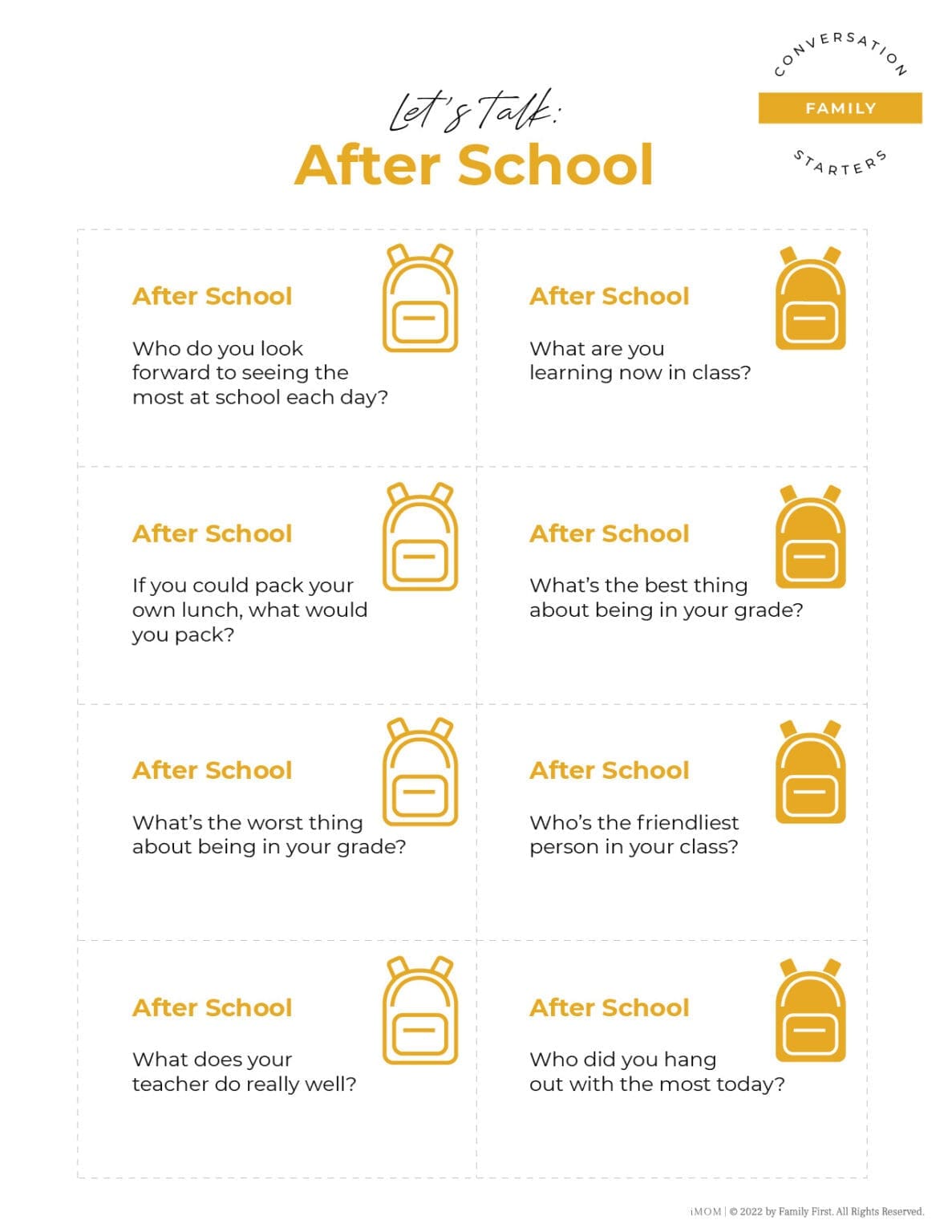 2025 30-Day Back to School Challenge - iMOM