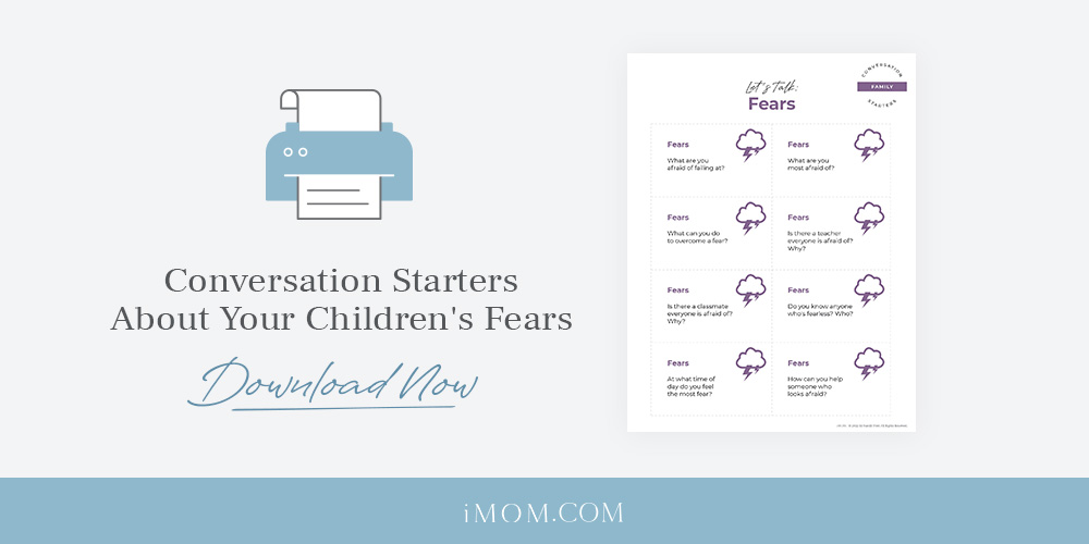 Conversation Starters About Your Children's Fears - iMOM