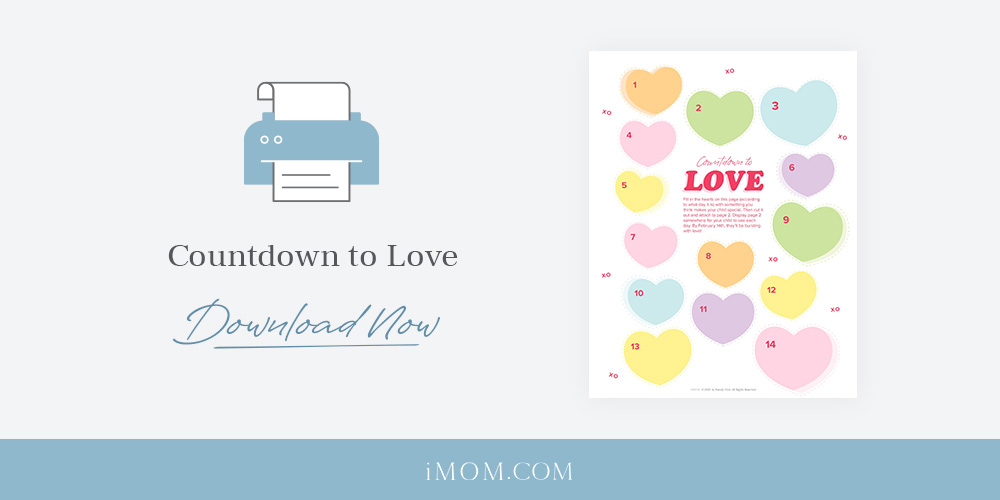 Countdown to Love: A Valentine Message for Your Child - iMOM