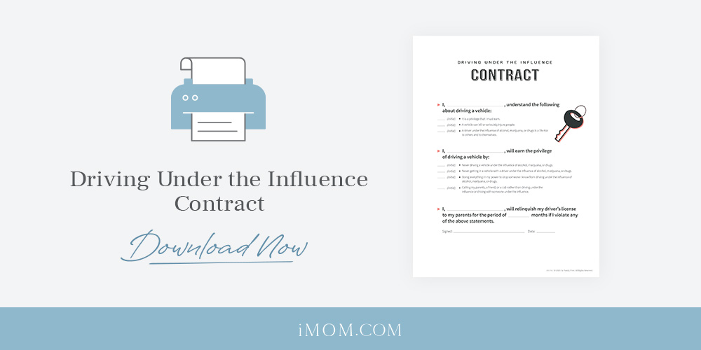 Driving Under the Influence Contract - iMOM