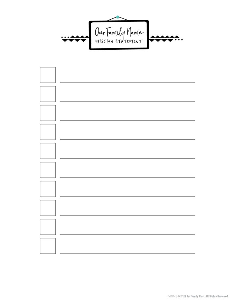 Why Every Single Mom Needs a Family Vision Statement - iMOM