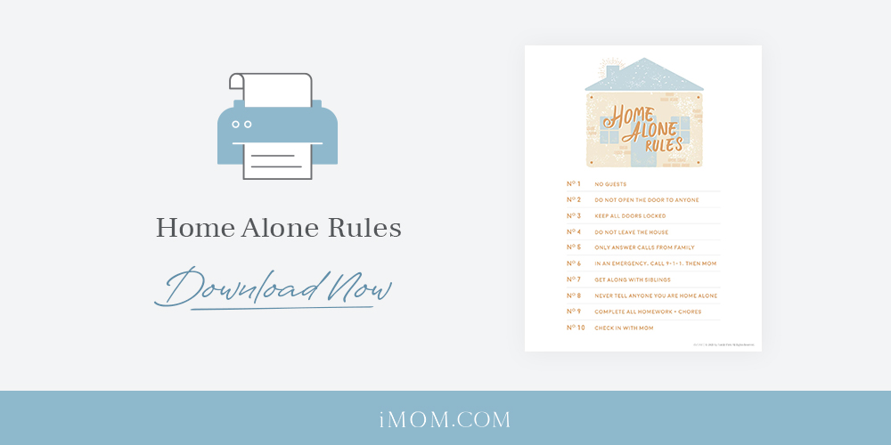 Home Alone Rules - iMOM