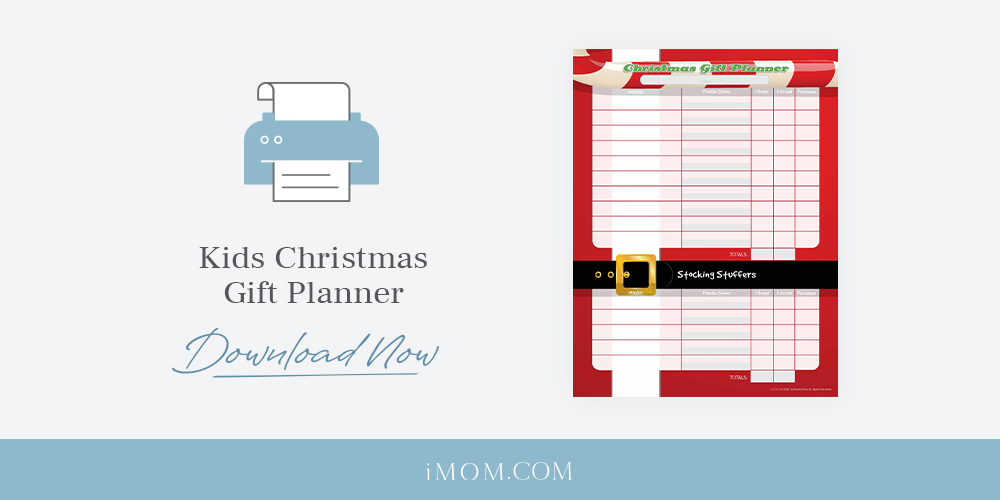 Kids Christmas Gift Planner - iMOM