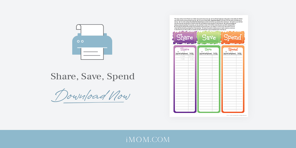 Share, Save, Spend - iMOM