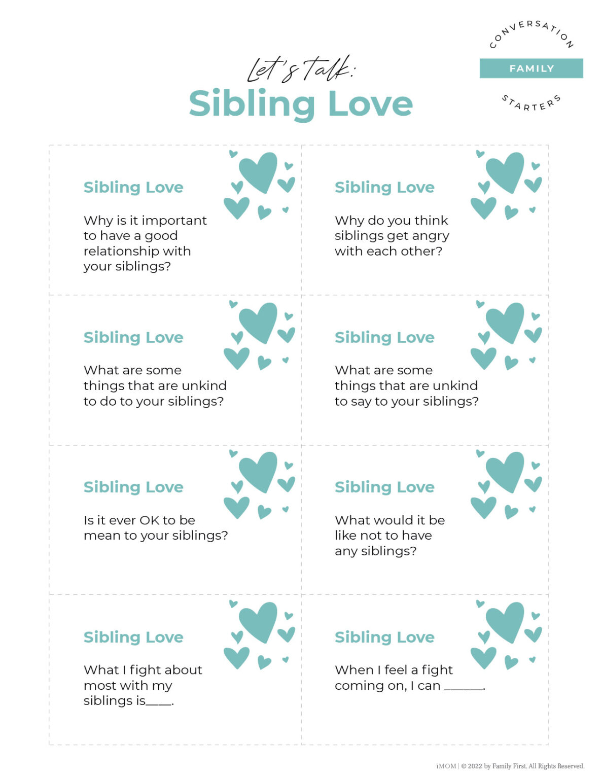 Sibling Rules - iMOM