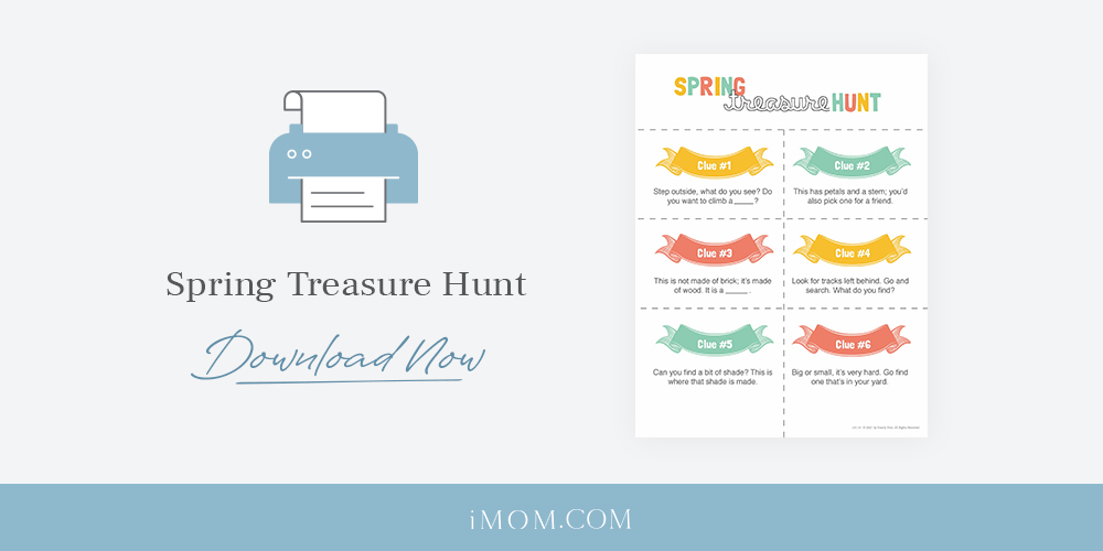 Spring Scavenger Hunt for Kids (Free Printable) - iMOM