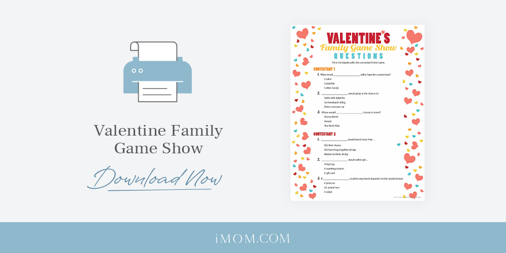 Valentine Family Game Show - iMOM