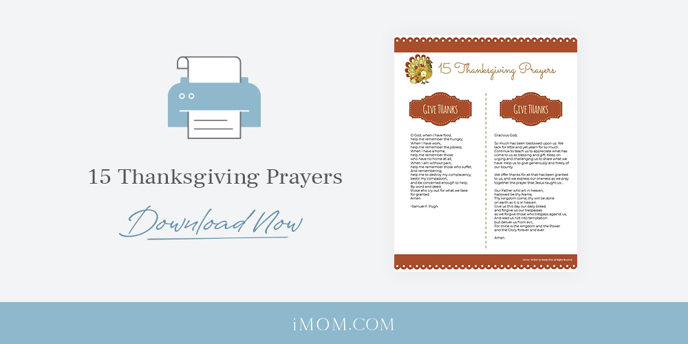 15 Thanksgiving Prayers - iMOM