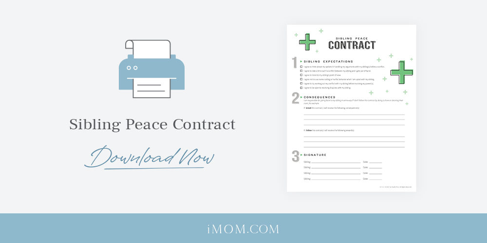 Sibling Peace Contract - iMOM