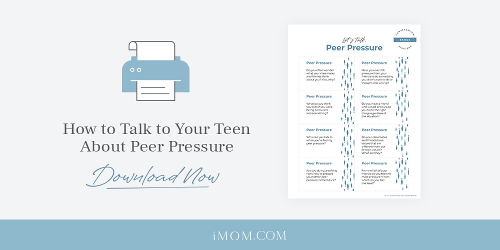 How to Talk to Your Teen About Peer Pressure - iMOM