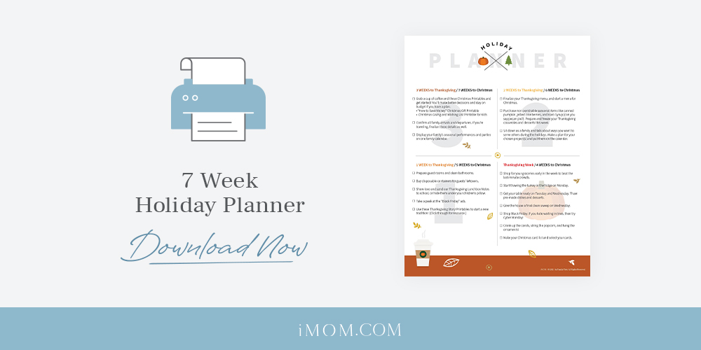 7 Week Holiday Planner - iMOM