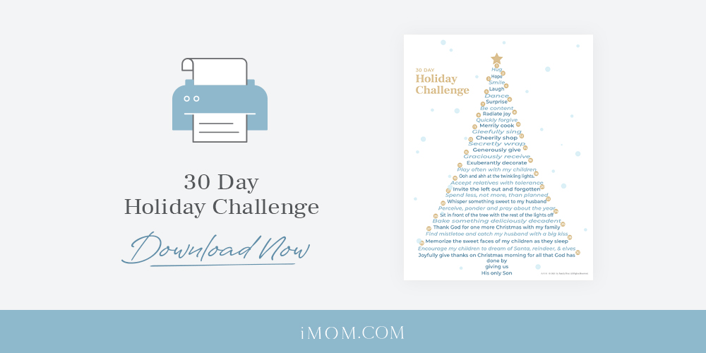 30 Day Holiday Challenge - iMOM