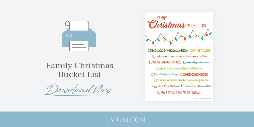 Family Christmas Bucket List - iMOM