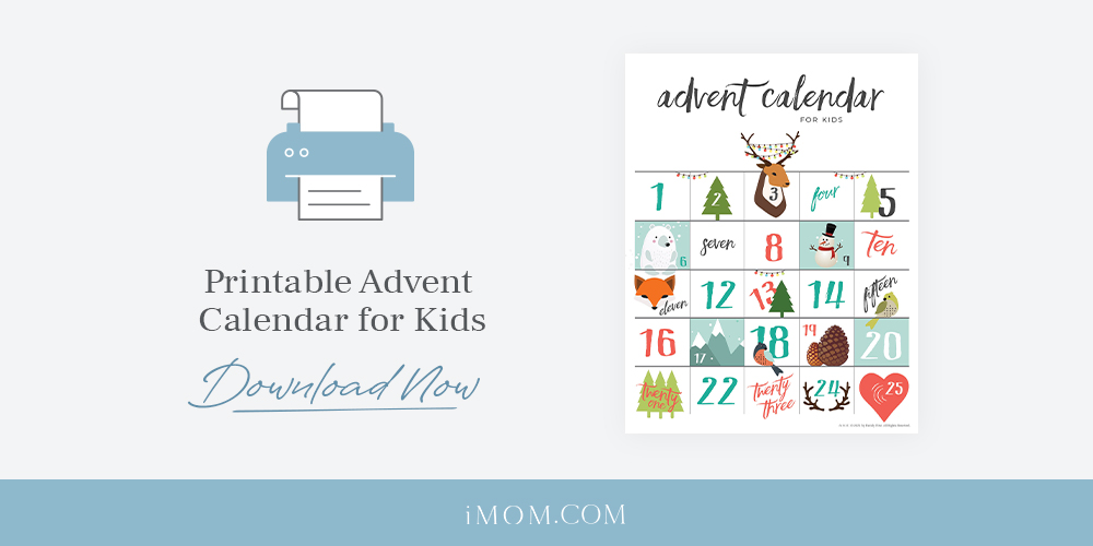 Free Printable Advent Calendar for Kids - iMOM
