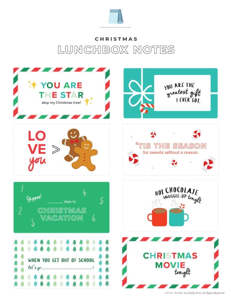 Over 80 Free and Cute Printable Lunchbox Notes - iMOM